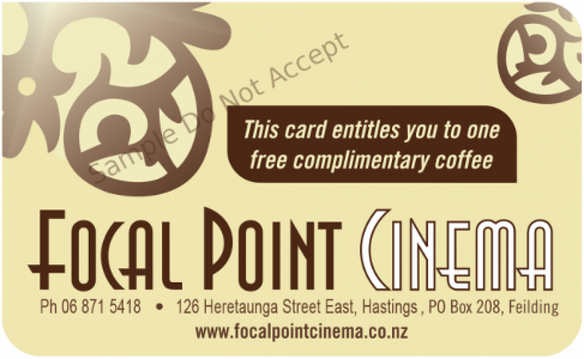 Coffee Card – Focal Point Cinema Gift Shop